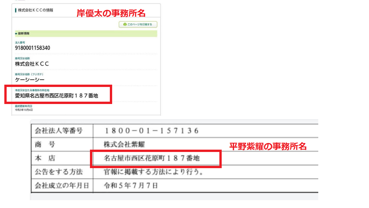 岸優太のtobe合流匂わせ12選！KCCの住所がじぐひら会社と一致！ | Cranq